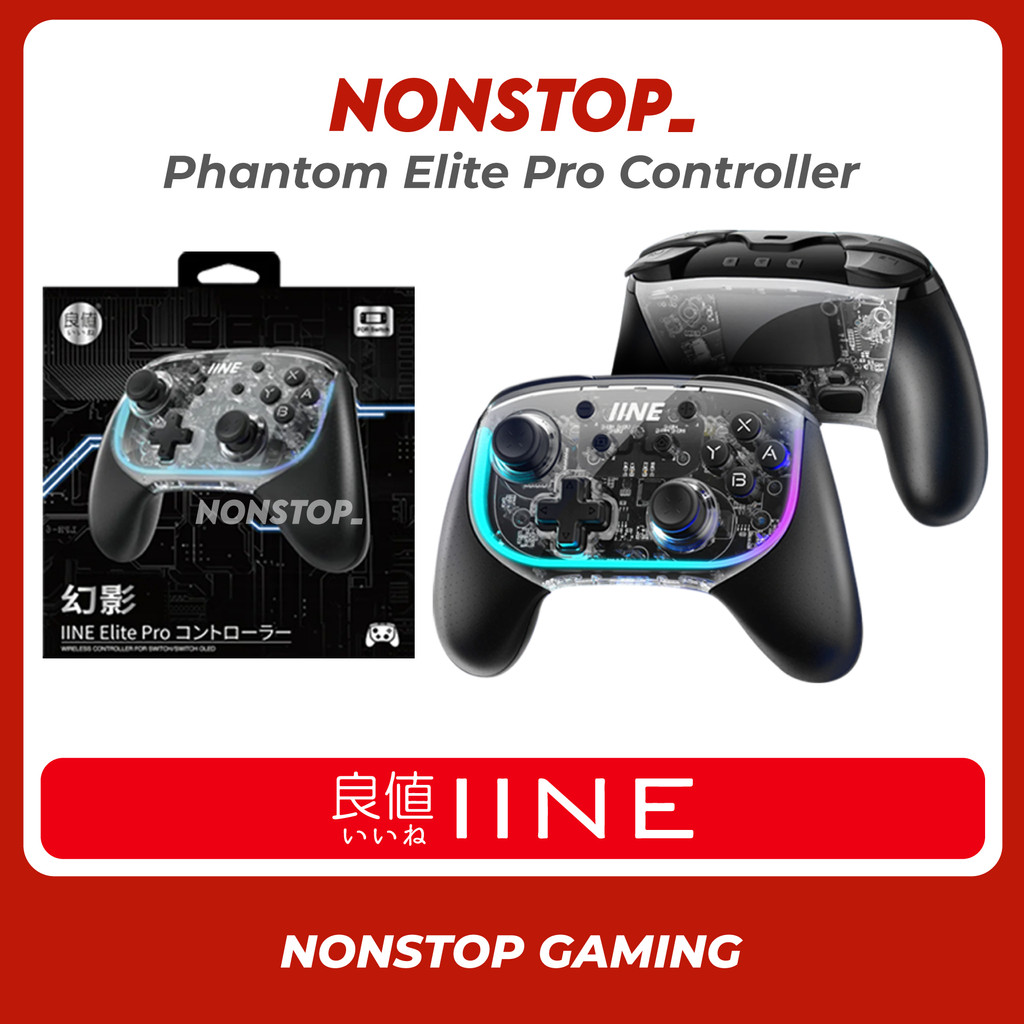 IINE 良值 Phantom Elite Pro Controller For Nintendo Switch OLED Gaming Wireless LED Controller ...