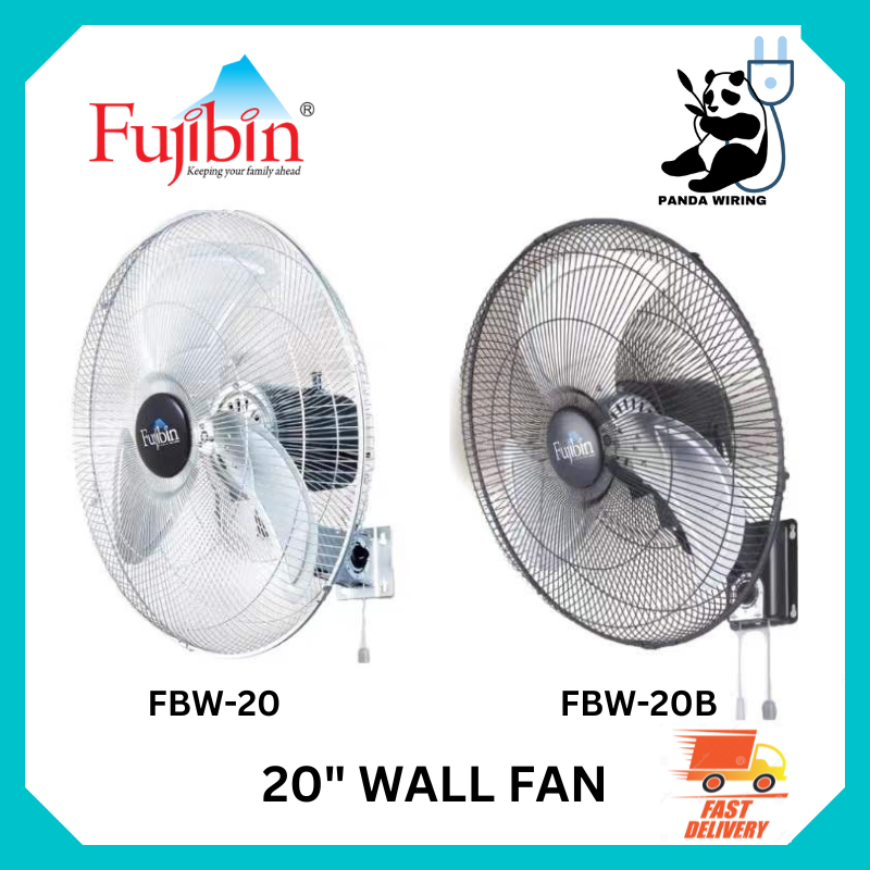 [Ready Stock] Original FUJIBIN Wall Fan (20") FBW-20 / FBW-20B Kipas Dinding (3 Aluminum Blades ...