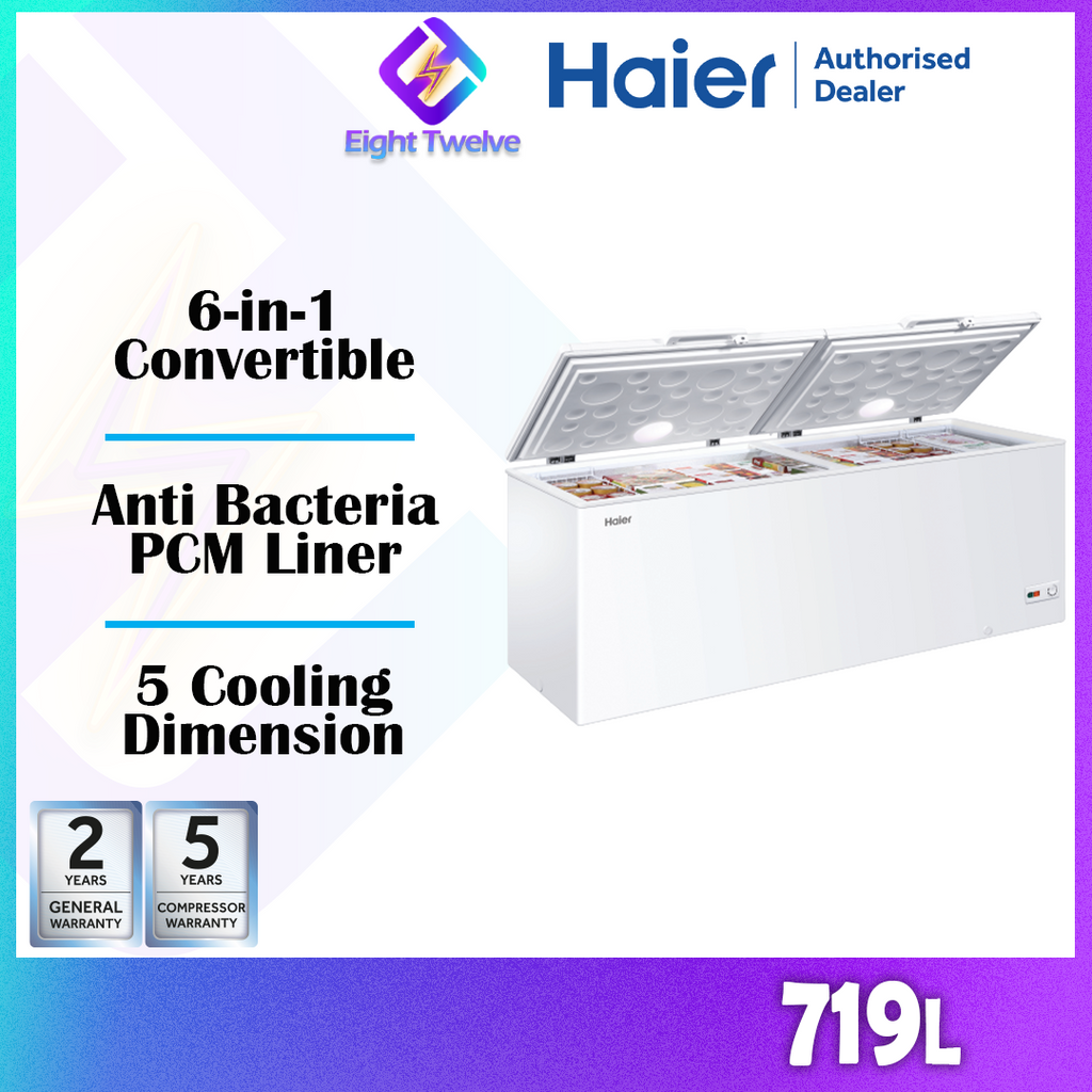 [FREE DELIVERY] Haier 6-in-1 Convertible Chest Freezer Peti Ais | Shopee Malaysia