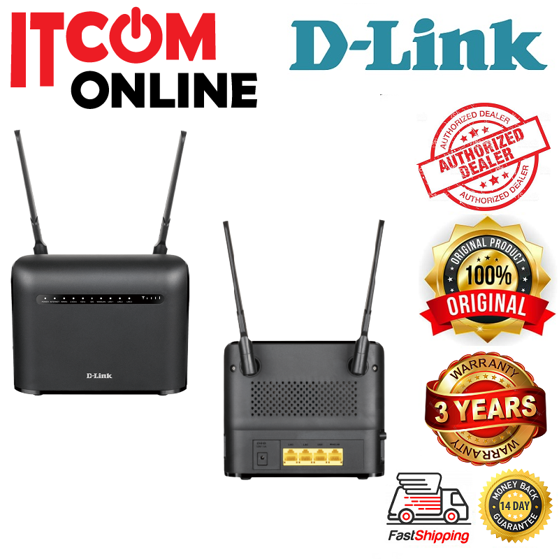 D-LINK N300 DUALBAND AC1200 4G LTE GIGABIT MODEM ROUTER (DWR-961 ...