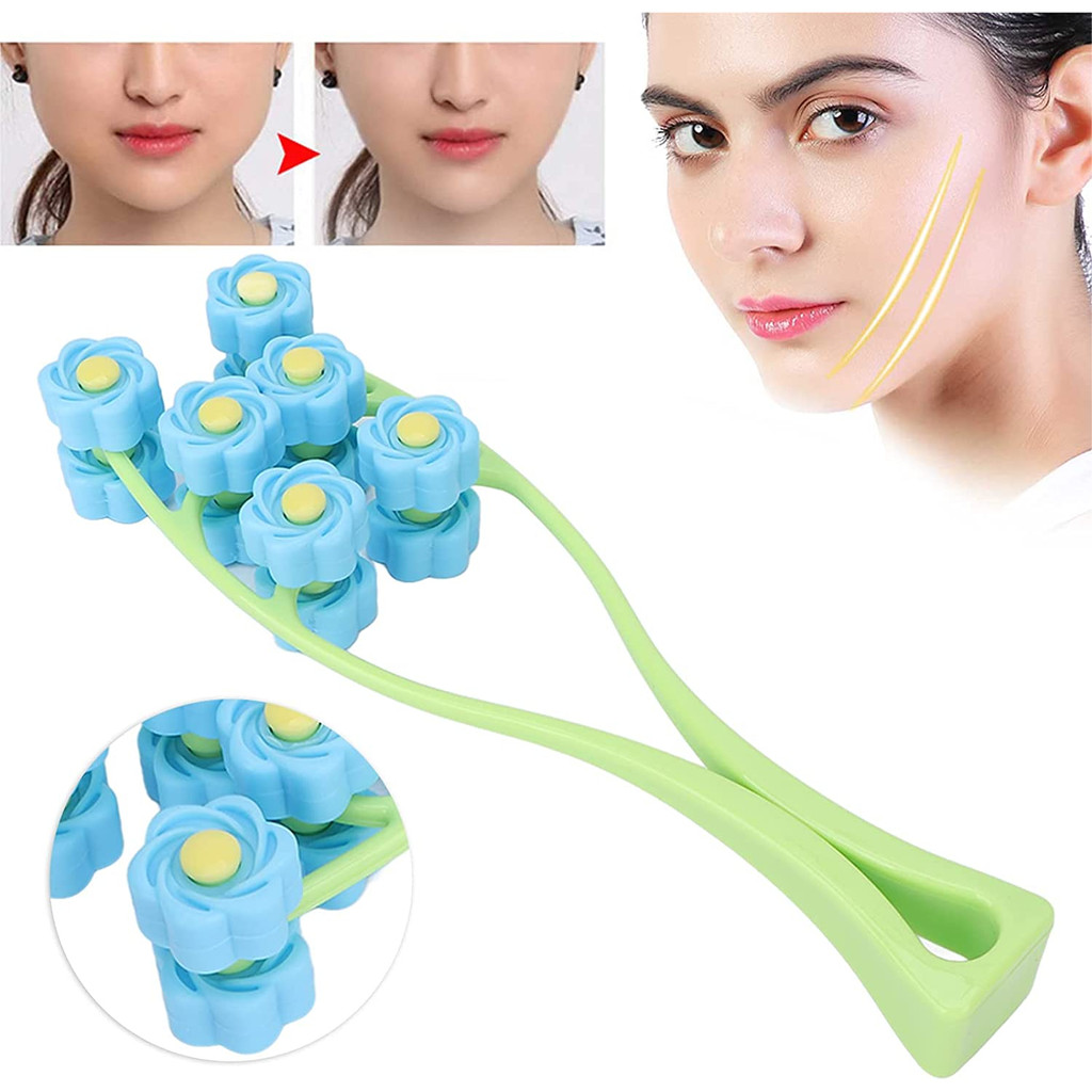 Face Roller Massager, Chin Massage Rollers, Thin Face Lift Plastic ...