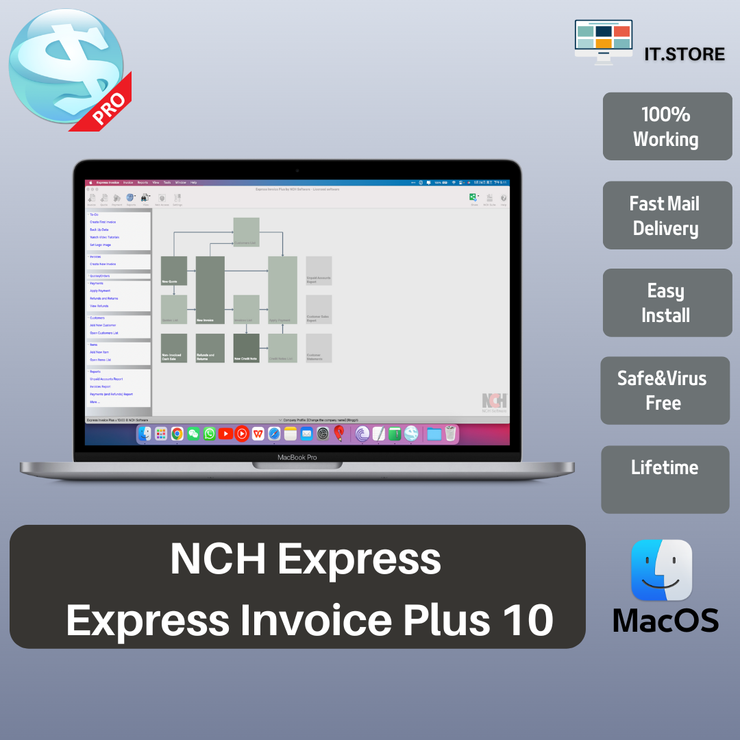 Express Invoice Plus 10 Lifetime for Intel and M1 Chip Apple Silicone ...