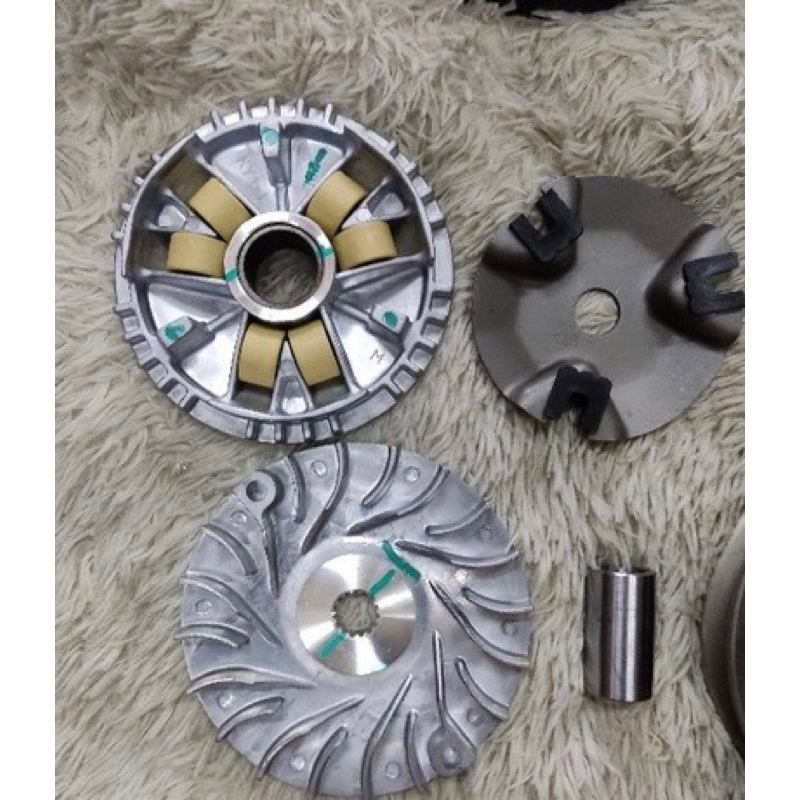 YAMAHA EGO AVANTIZ EGO SOLARIZ FRONT PULLEY REAR PULLEY +TIMING BELT pulley set COMPLETE full ...