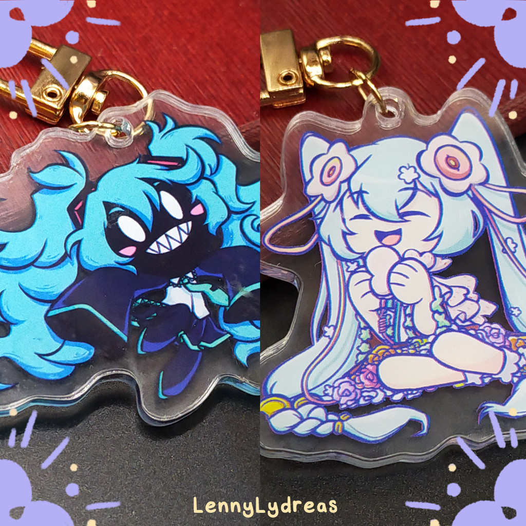 Vocaloid Keychains | Miku Keychain [LennyLydreas]🍋 | Shopee Malaysia