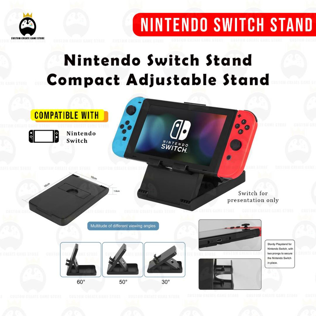 NintenSwitch Playstand Adjustable Portable Folding Play Stand V1 V2 ...
