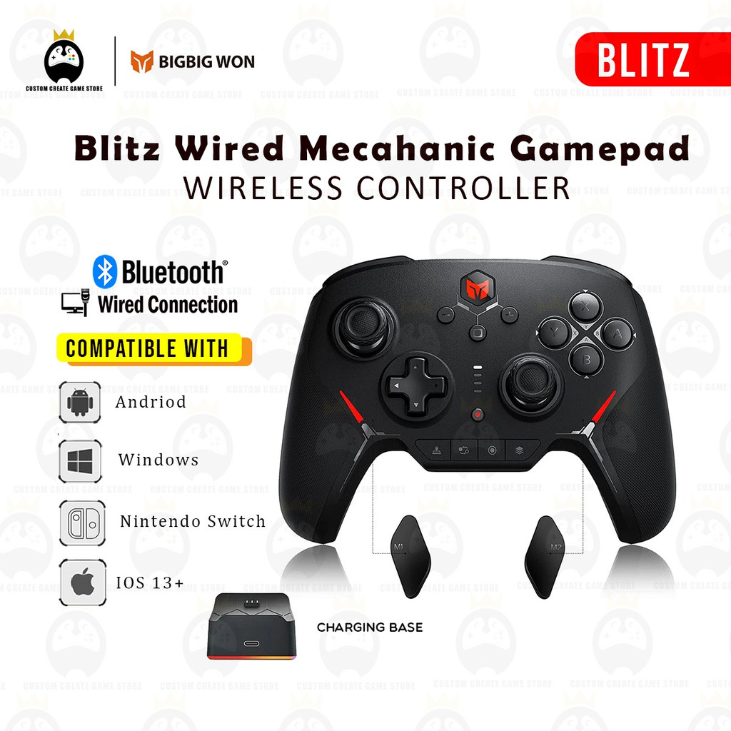 BIGBIG WON BLITZ Wireless Gamepad Controller Joystick Remote Nintendo ...