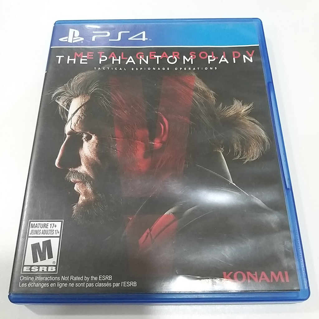 PS4 GAME METAL GEAR SOLID MGS V THE PHANTOM PAIN [USED] | Shopee Malaysia