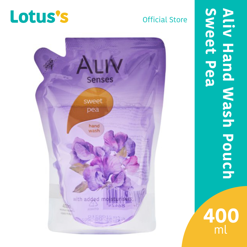 Aliv Hand Wash Pouch 400ml Sweet Pea | Shopee Malaysia