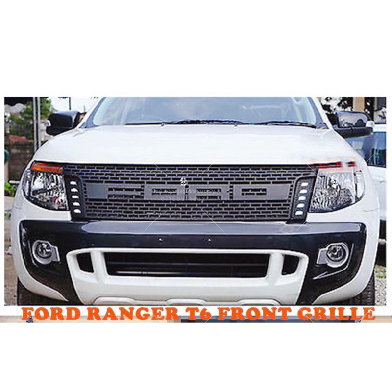 Ford Ranger T6 2012-2015 Front Grill With LED ranger t6 grill 4x4 Car ...
