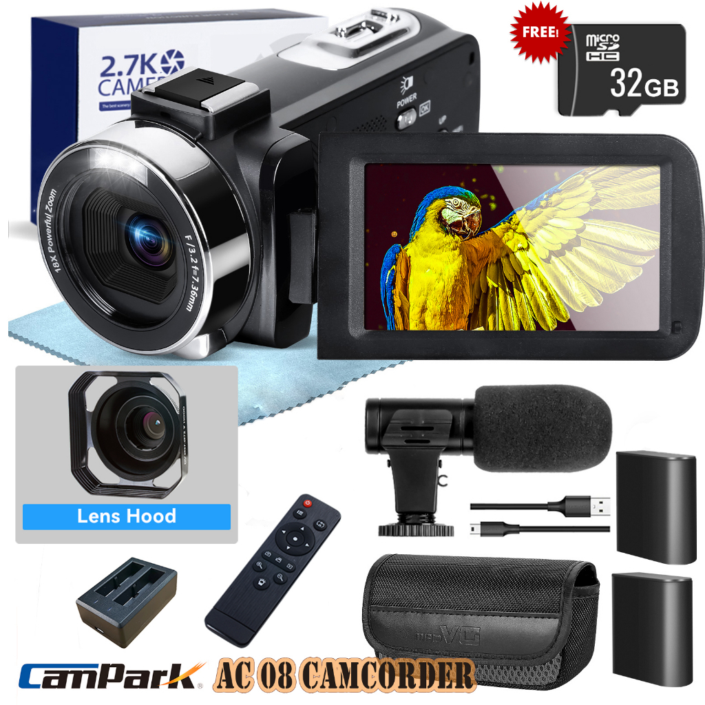 Video Camera Camcorder Wifi 4k Fhd 1080p 30fps 24mp Youtube Vlogging