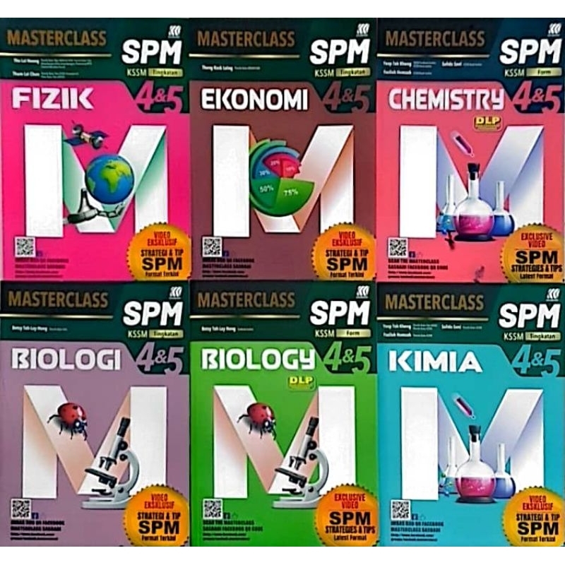 MASTERCLASS / SPM KSSM Form 4&5 / SASBADI Sdn. Bhd. | Shopee Malaysia