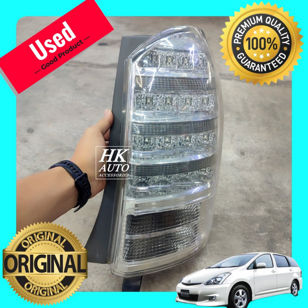 🌟🌟 Used Product 🌟🌟 Toyota wish 2003~2008 OEM Tail lamp brake lamp left ...