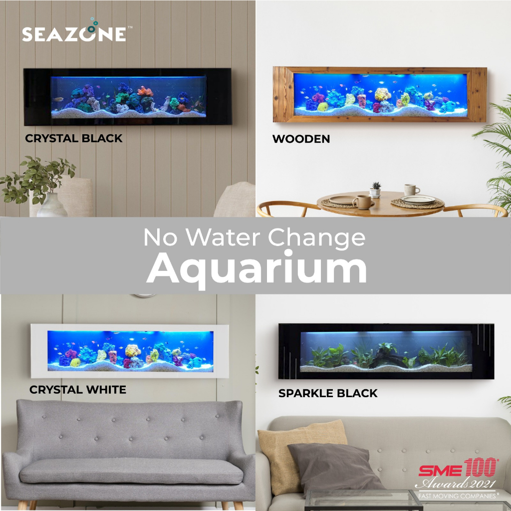 SEAZONE | Wall Mounted Aquarium | All In One Package | Shopee Malaysia