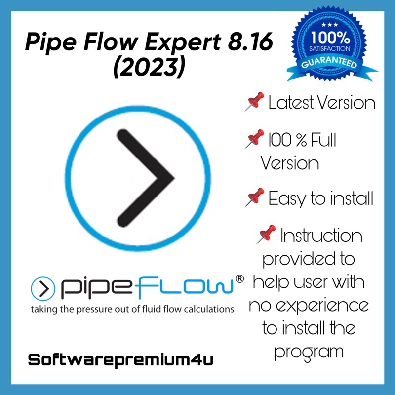 Pipe Flow Expert 8.16 (2023) | 7.4 (2016) 🔥【Latest】🔥 | Shopee Malaysia
