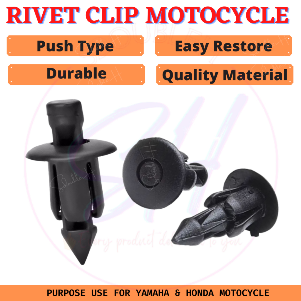 10 PCS Rivet Body Cover Clip Motosikal RSX RS-X 150 Y15ZR Y16ZR NVX ...