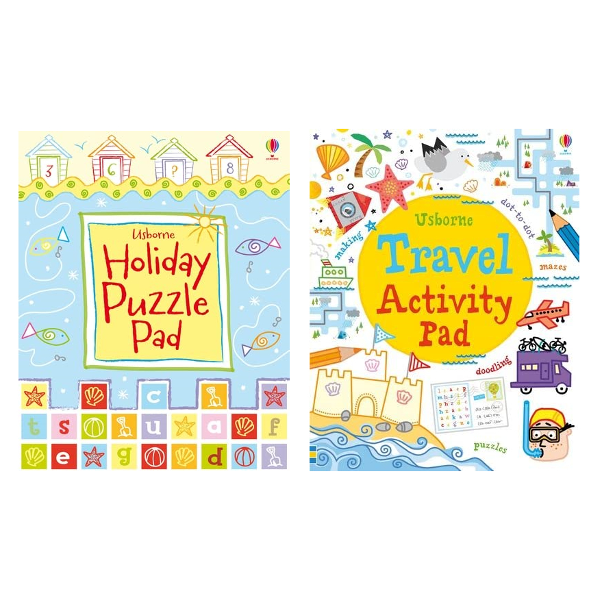 Usborne Holiday Puzzle Pad, Travel Activity Pad | Shopee Malaysia