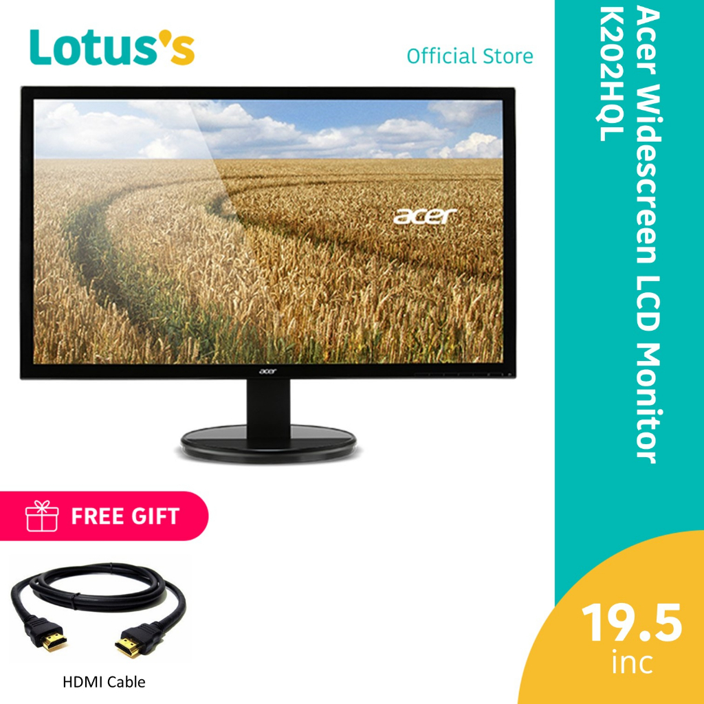 Acer Widescreen LCD Monitor K202HQL (UM.IX2SM.001) ( 19.5 Inch | TN ...