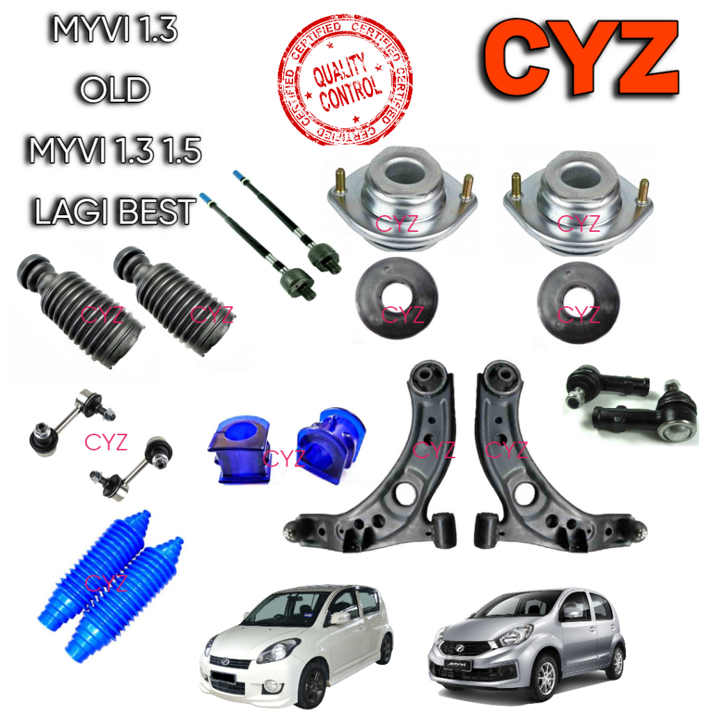 18 ITEM COMBO SET FRONT SUSPENSION PERODUA MYVI 1.3 OLD, MYVI LAGI BEST 1.3 1.5 LOWER ARM ...