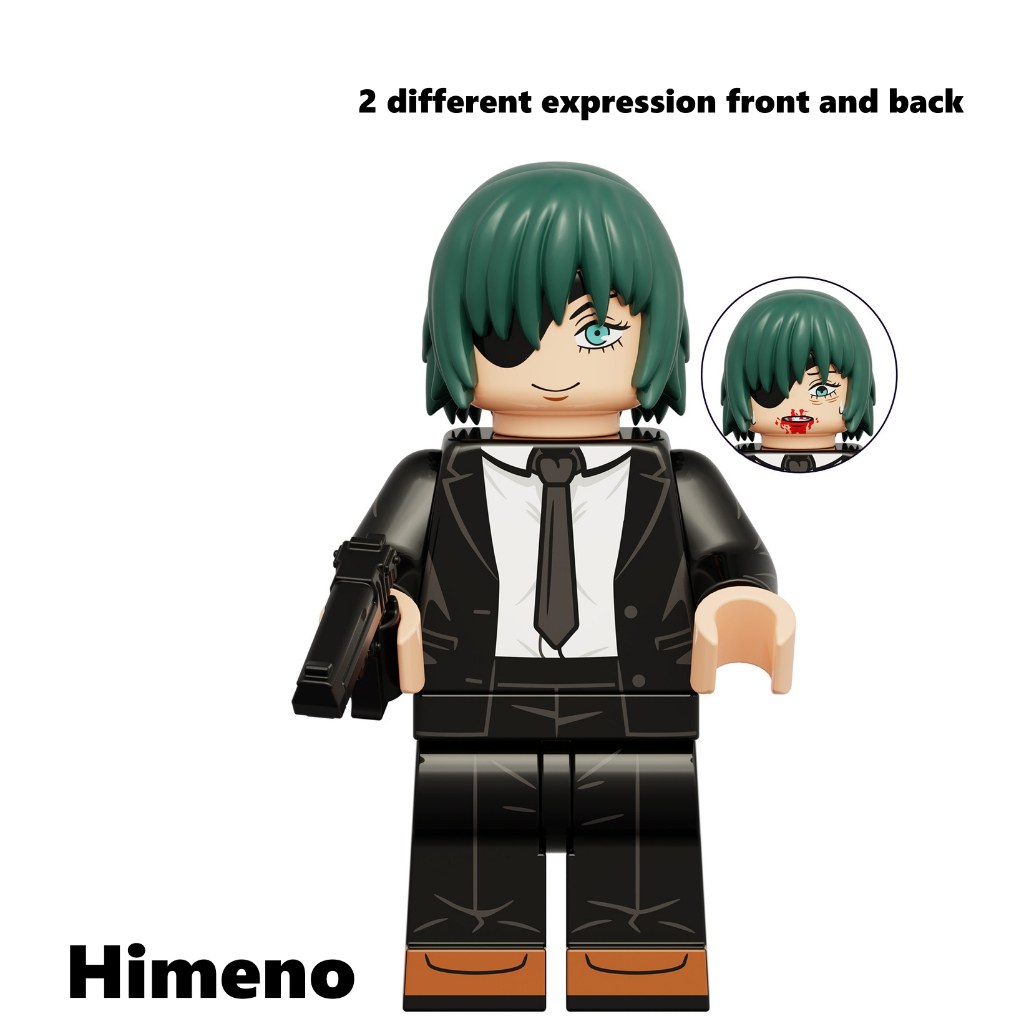 Chainsaw Man Mini Figures Makima Power Denji Bomb Himeno building block ...
