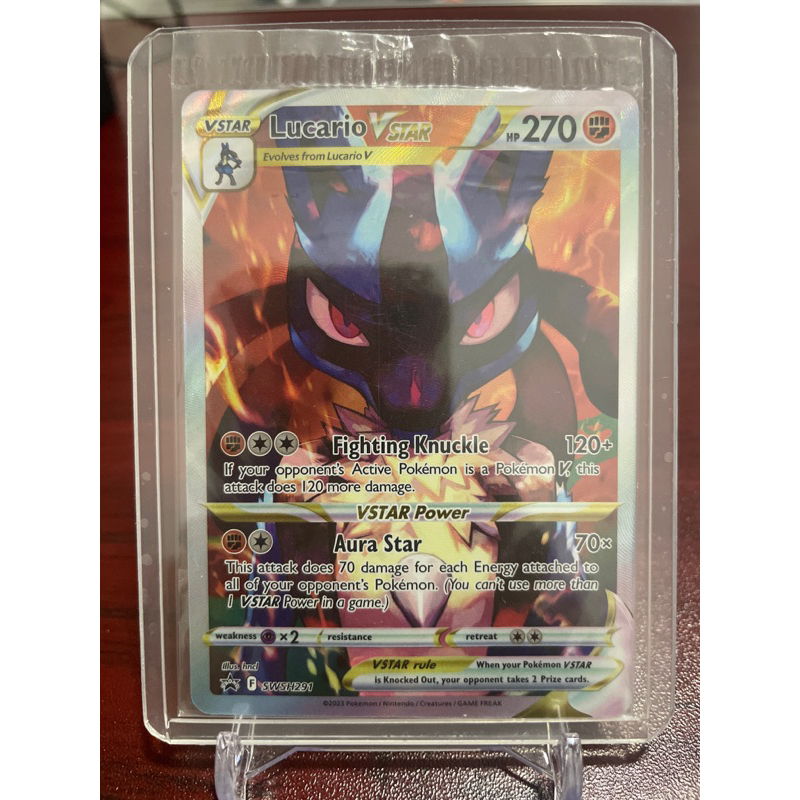 Pokemon TCG - Lucario VSTAR - SWSH291 - Promo (Sealed) (SS12.5 Crown ...