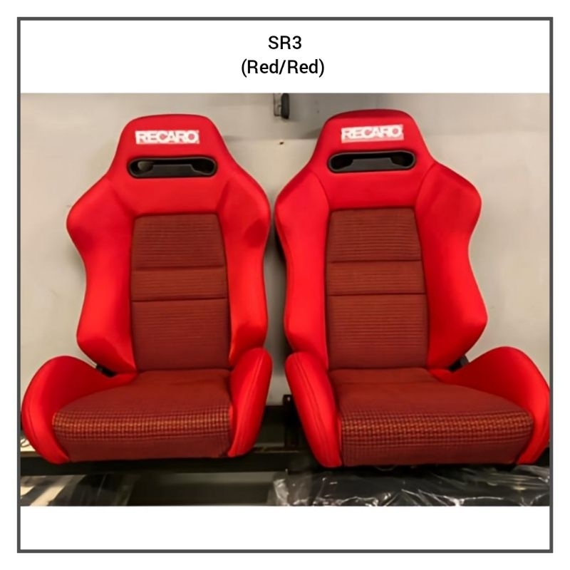 UNIVERSAL RECARO BUCKET SEAT (SR3/Tomcat Red/Red) | Shopee Malaysia