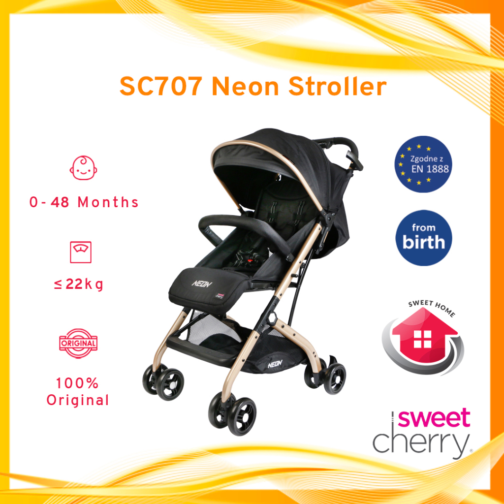 Sweet Cherry SC707 Neon Stroller | Shopee Malaysia