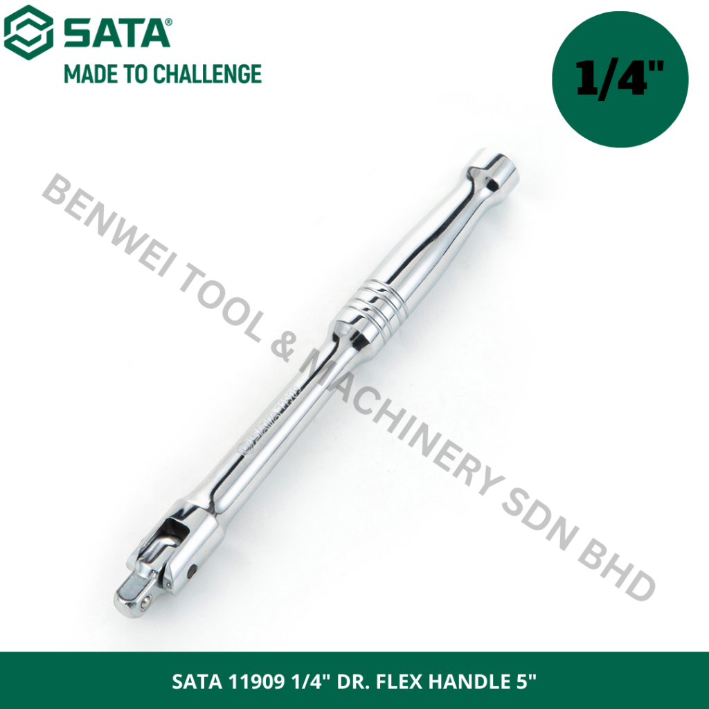 SATA 11909 1/4" DR. FLEX HANDLE 5" / BREAKER BAR | Shopee Malaysia