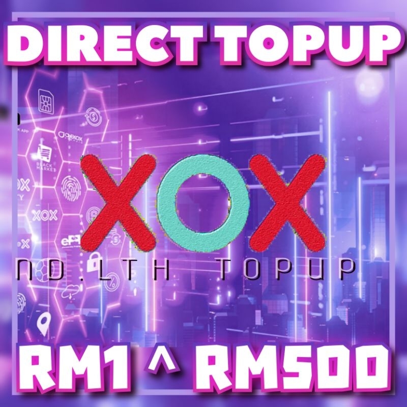 💥FAST💥 XOX TOPUP / XOX PREPAID RELOAD | Shopee Malaysia