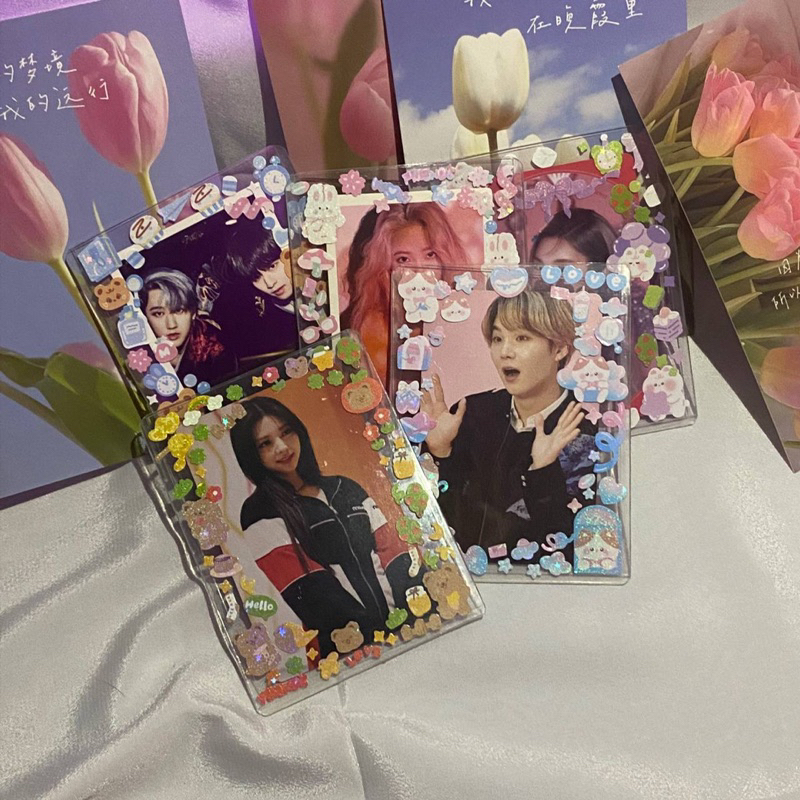[READY STOCK] KPOP Decorated Toploader for photocard | Shopee Malaysia