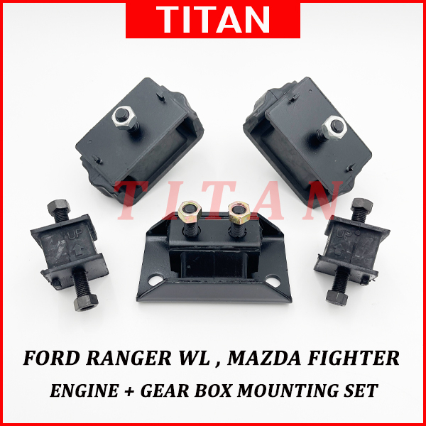 5pc Engine Mounting & Gear Box Mounting Kit Ford Ranger WL Mazda ...