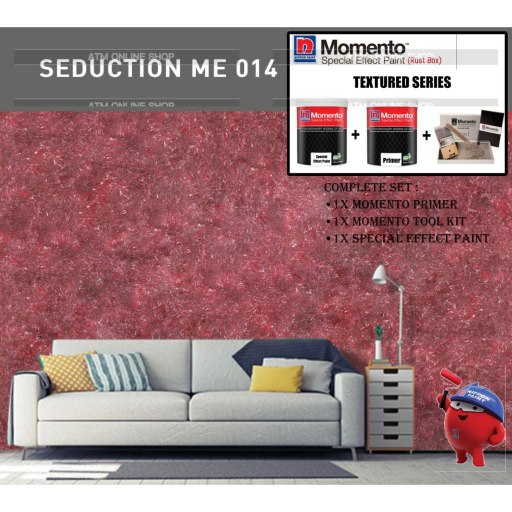 ME 014 SEDUCTION • Momento • Textured Series - Elegant • Nippon Paint ...