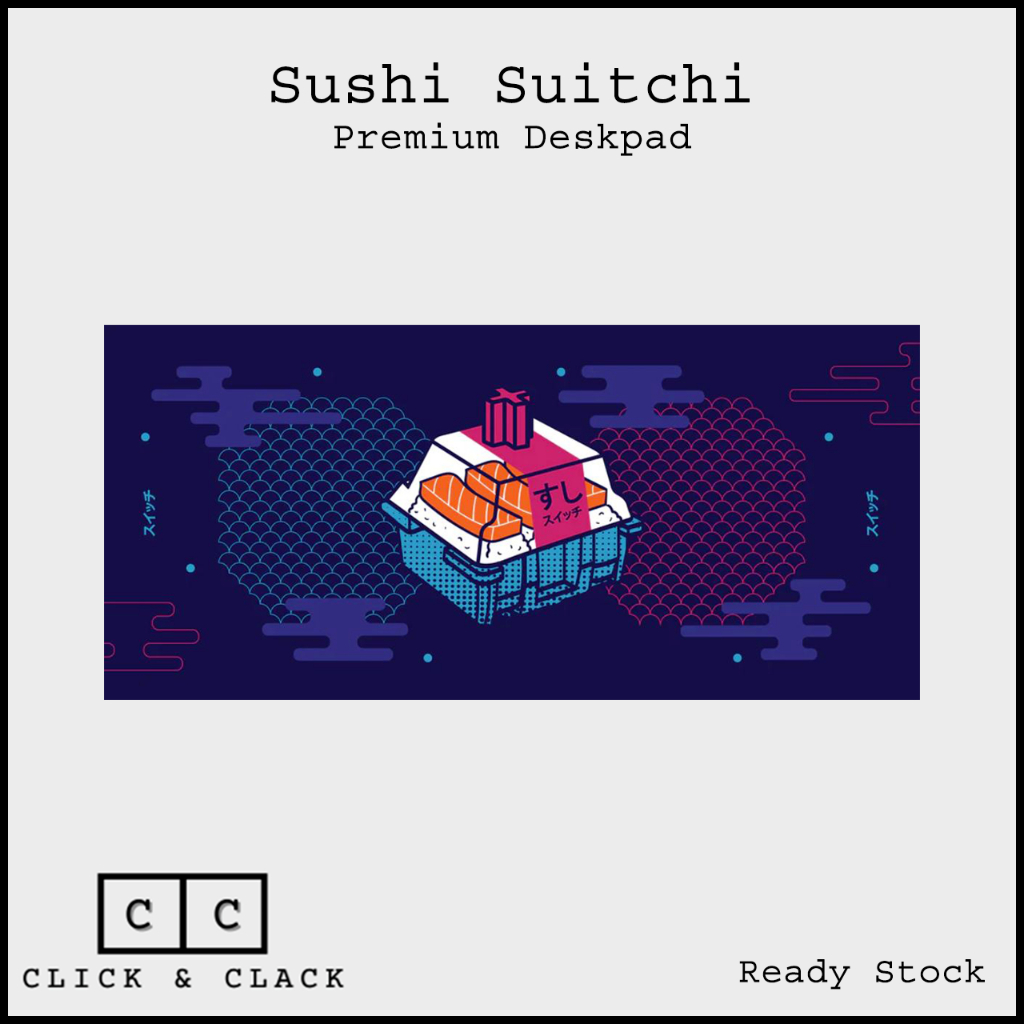 [READY STOCK] Sushi Suitchi Deskmat (900mm x 400mm x 4mm) - Mouse Pad ...