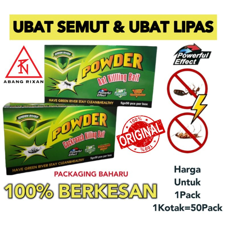 1pack Original Pet Free Berkesan Ubat Semut/Ubat Lipas Ant Killing Bait ...