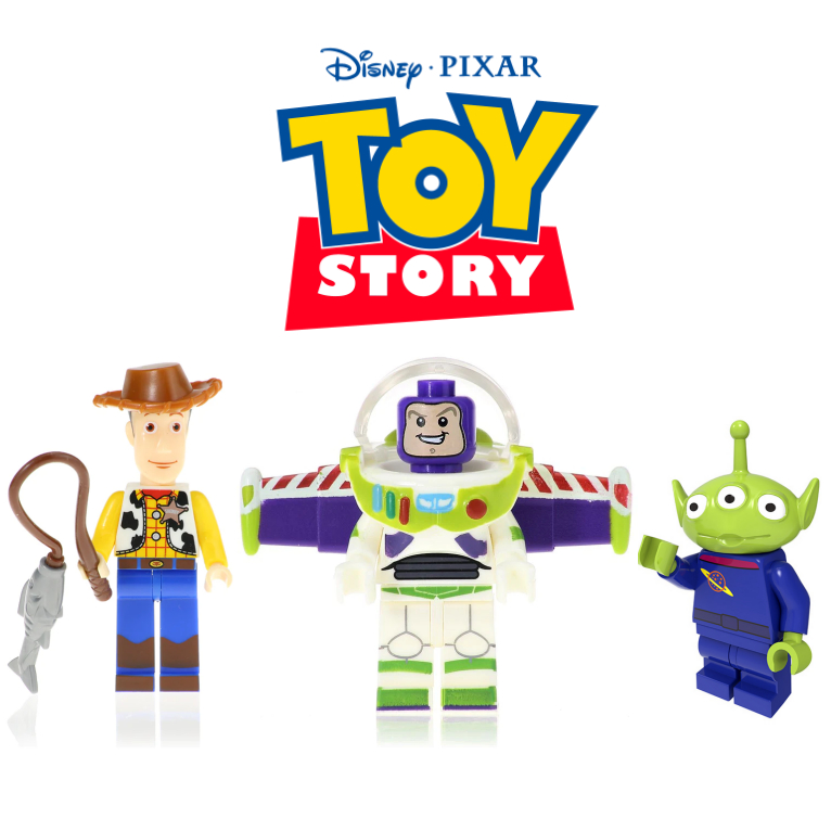 Toy Story Woody Buzz Lightyear Alien Lego Minifigure | Shopee Malaysia