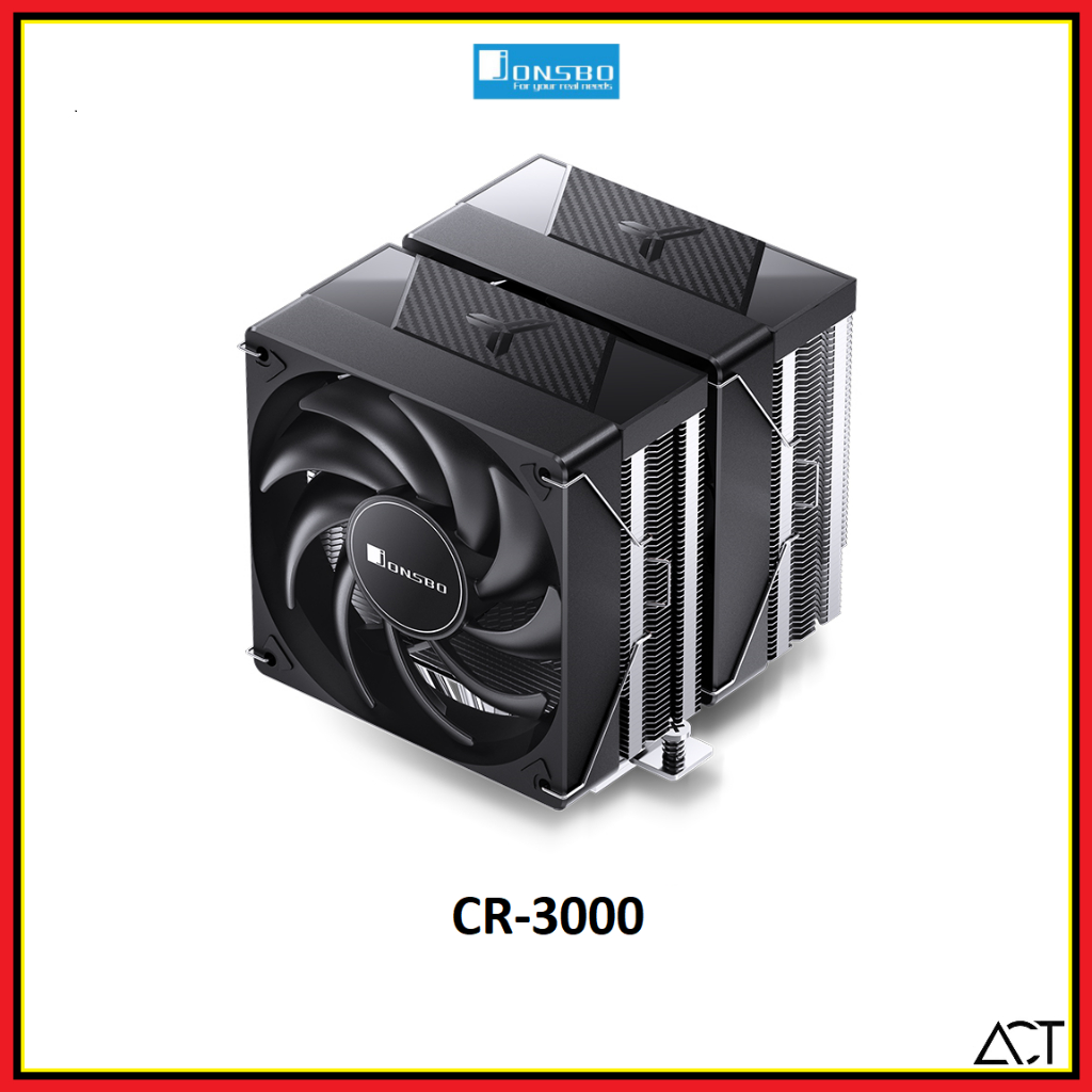 Jonsbo CR3000 Black Performance 12cm Fan Tower Cpu Cooler Cpu Heatsink ...