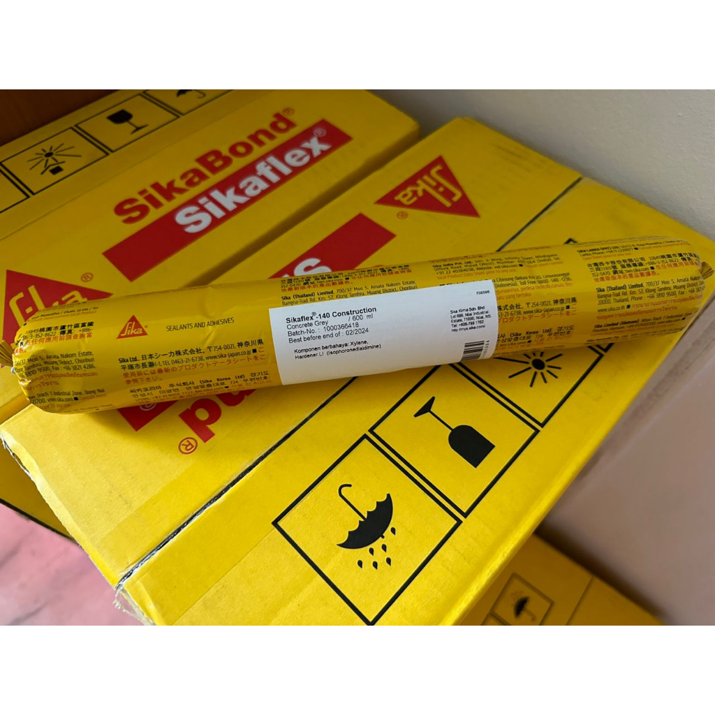Sika Hyflex-140 Construction Joint Sealant 600ml (Concrete Grey) (Exp : 03/2024) | Shopee Malaysia