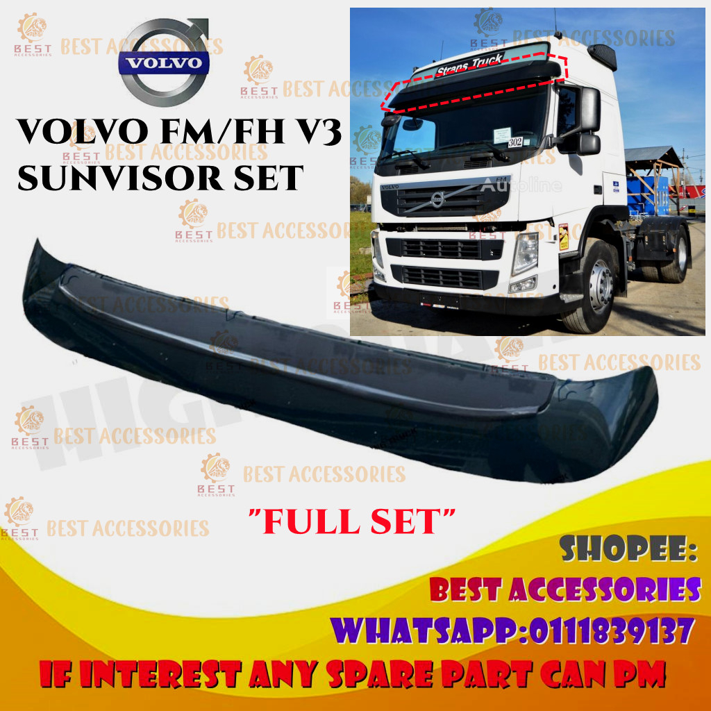 VOLVO FM/FH V3 SUNVISOR SET HIGH QUALITY 82245535 | Shopee Malaysia