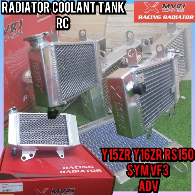 MVR1 RADIATOR RACING {RC} COOLANT TANK Y15ZR Y16ZR RS150 SYM ADV ...