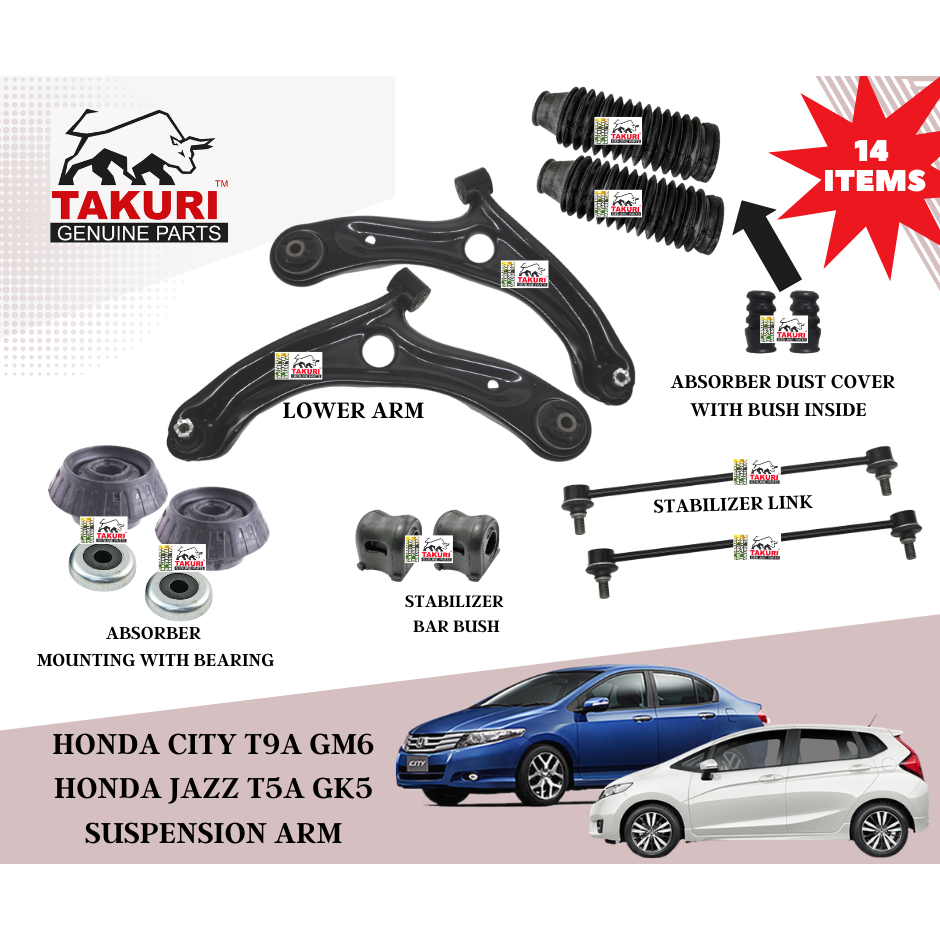 TAKURI HONDA CITY T9A GM6 JAZZ GK5 FRONT LOWER ARM STABILIZER LINK ...