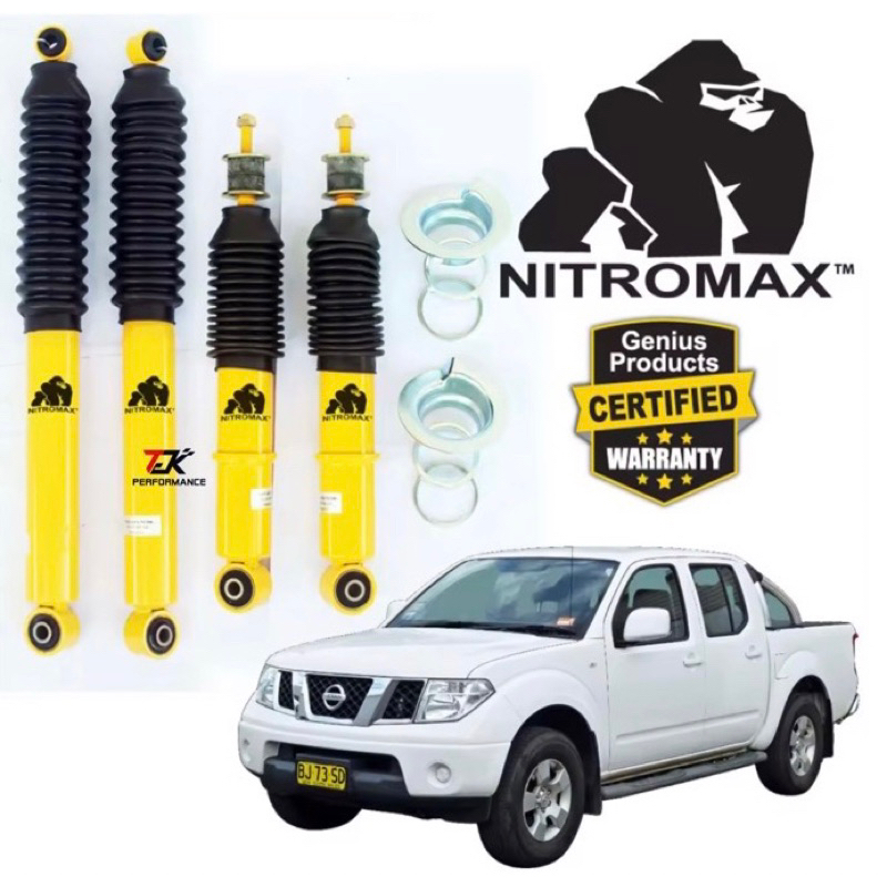 NITROMAX 4X4 SHOCK ABSORBER STANDARD OR LIFT UP SUSPENSION KIT HILUX ...