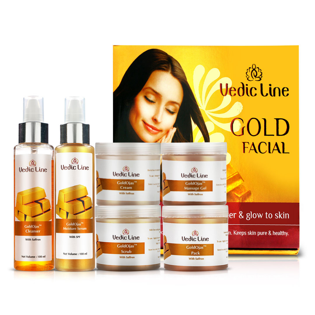 Vedic Line Gold Facial Kit - 600ml | Shopee Malaysia