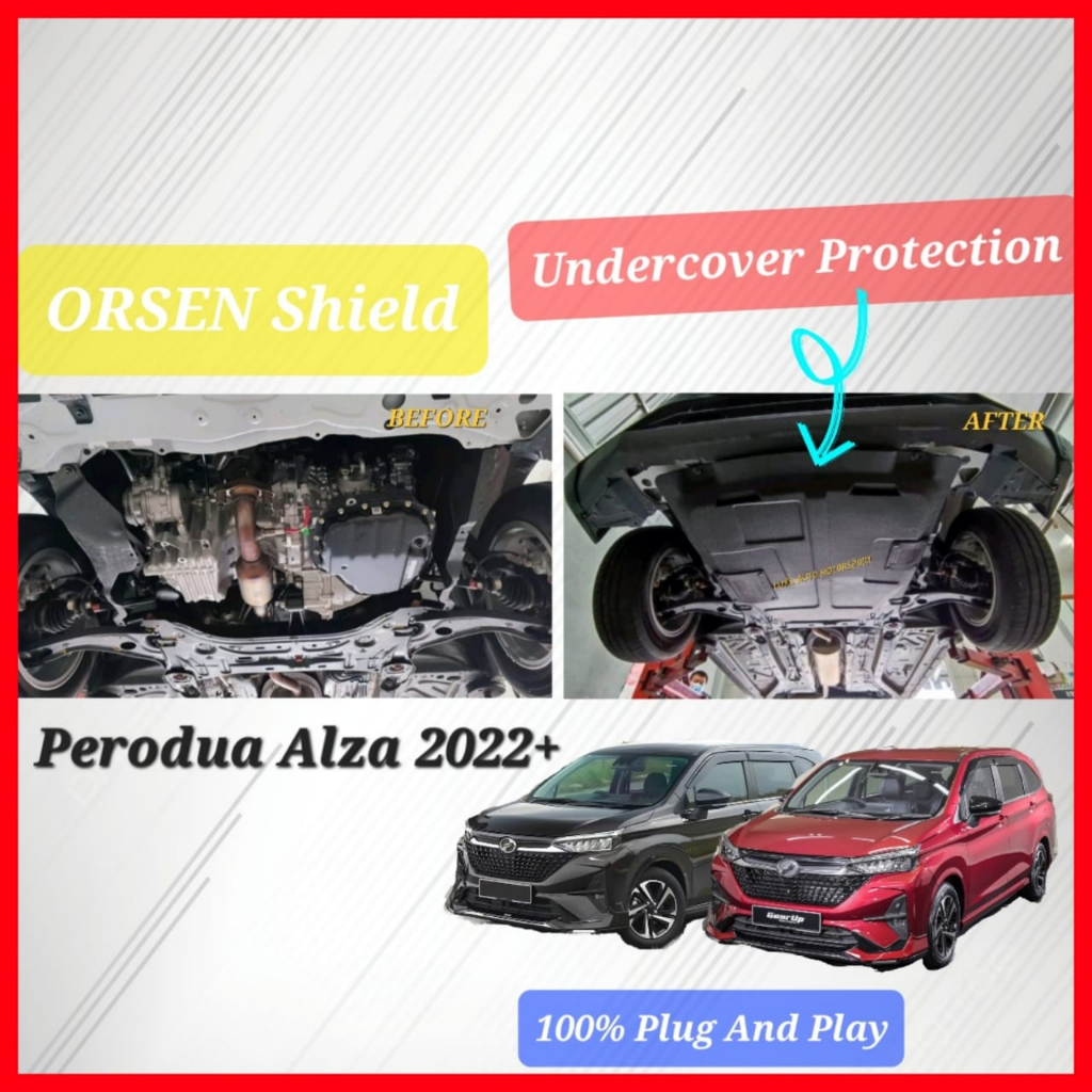 100% Ori Orsen ALZA 2022 2023 Undercover Engine Shield Protection ...
