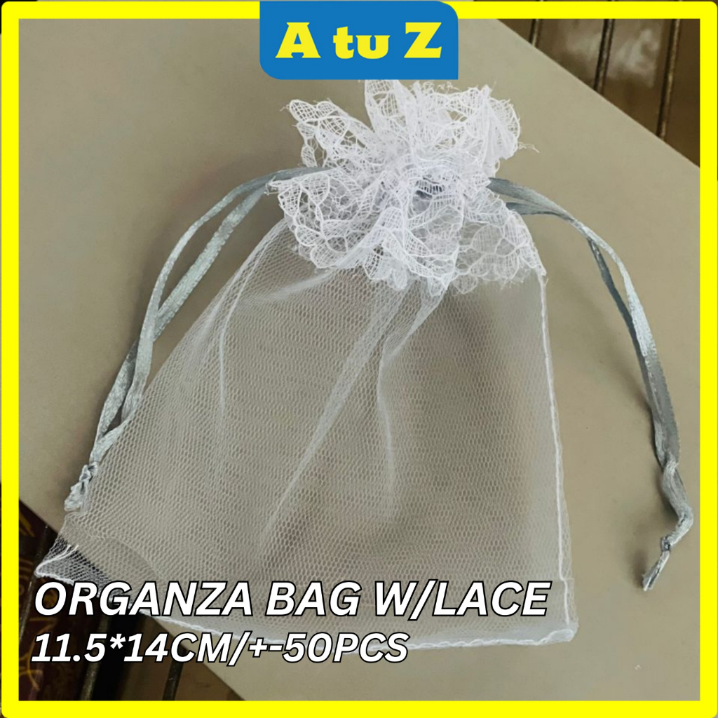 AtuZ Uncang Bag Organza 8*H12cm/14*H9cm/22*H26cm COMEL POUCH / BEG ...