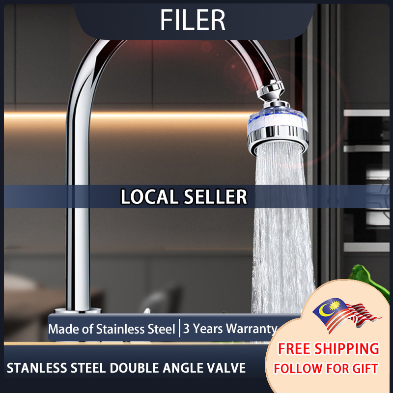 Filer 360° Rotation Kitchen Sink Faucet Drinking Water Filter Extender ...