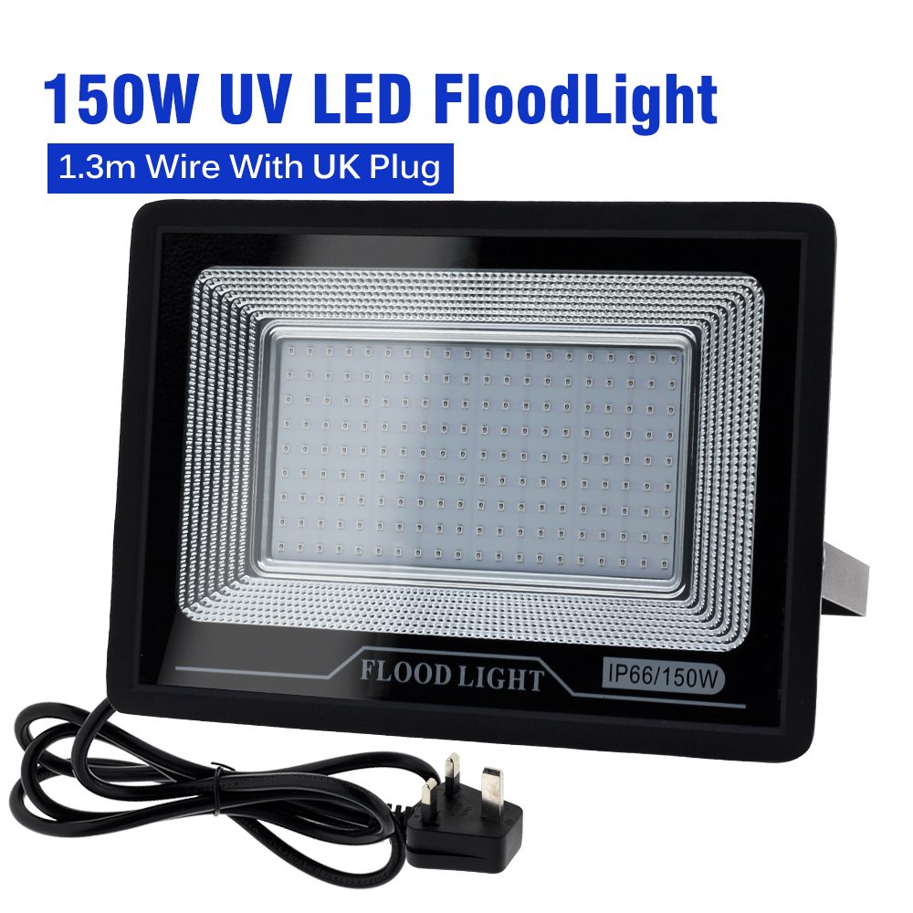 UV Lamp LED Flood Light 50W 100W Energy Saving LED Ultraviolet Lamp IP66 Waterproof Blacklight ...