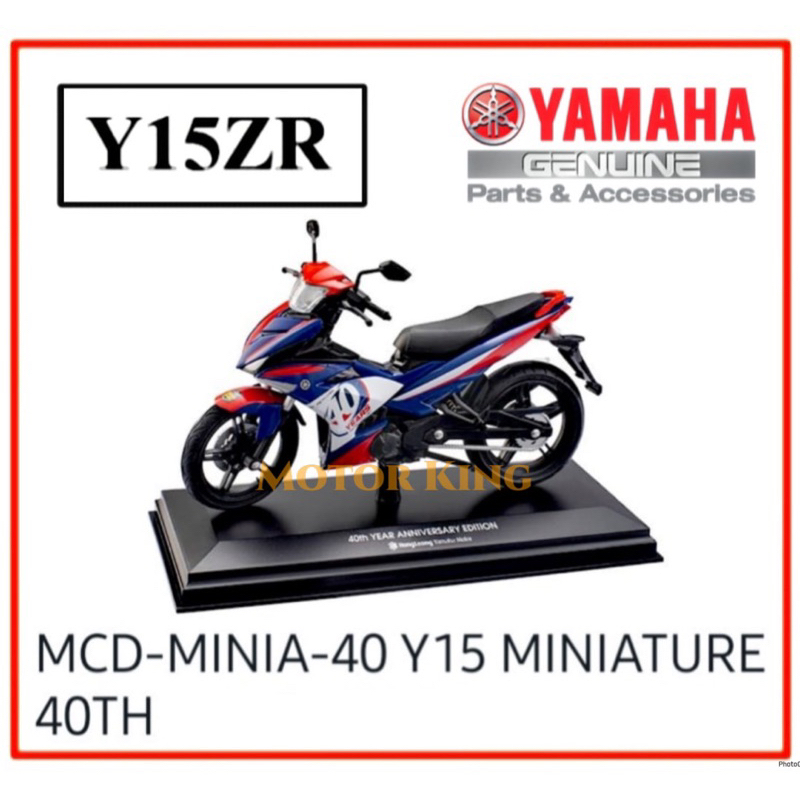 Yamaha Y15ZR Y15 Ysuku Miniature Diecast 40th Year Anniversary Edition ...