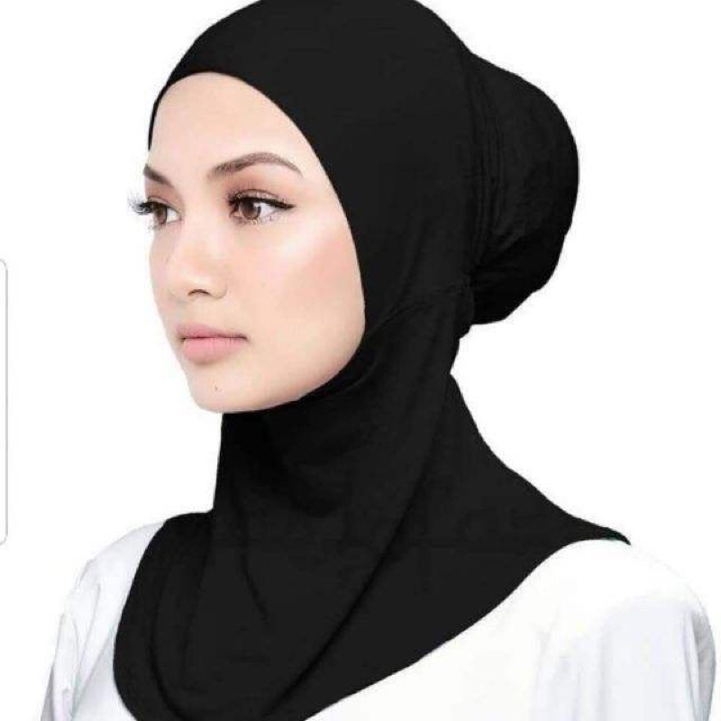 Inner Ninja Berdagu / Inner Neck Dagu Hitam dan Putih | Shopee Malaysia