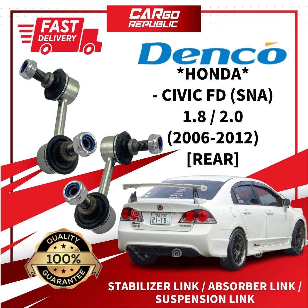 Stabilizer Link / Absorber Link / Suspension Link Denco Honda Civic FD ...