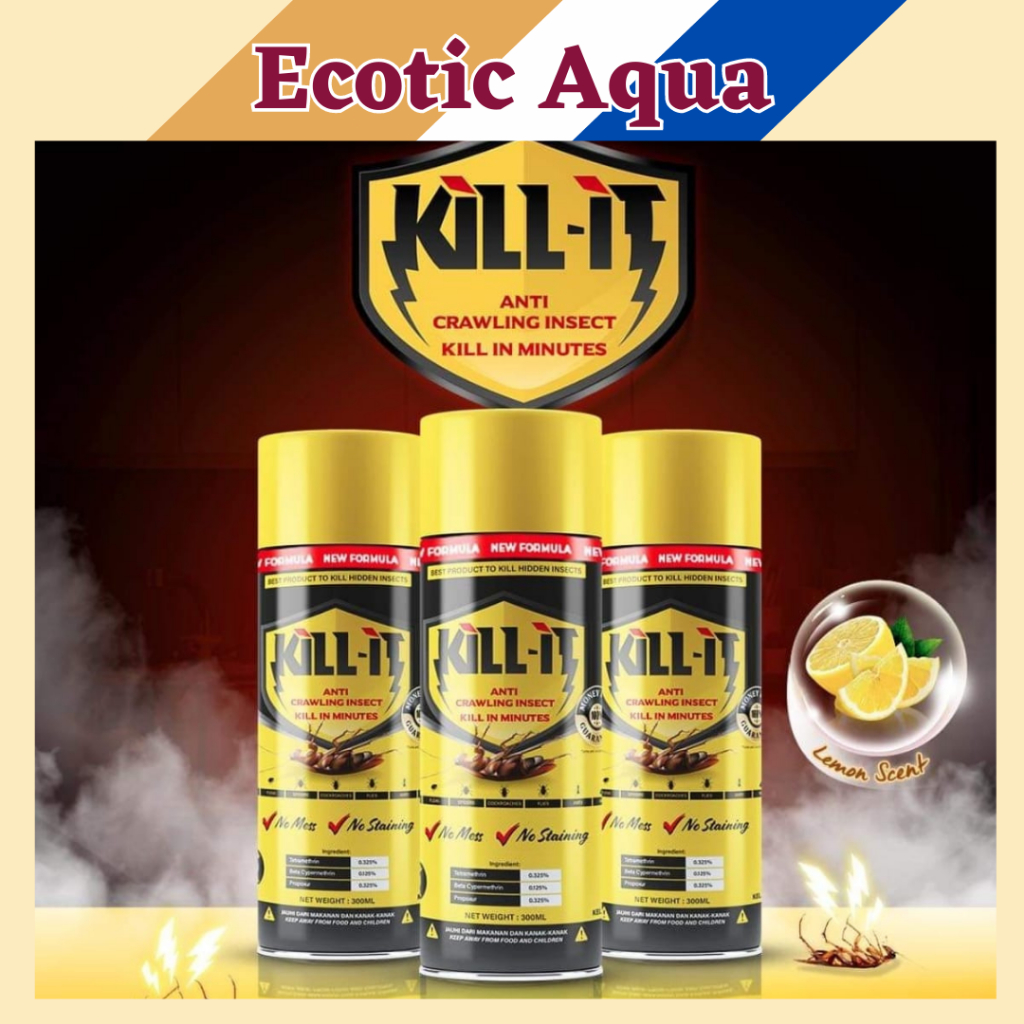 KILL IT Car Spray 100% original Cockroach pembunuh lipas PAKAR HAPUS LIPAS Dr Fresh Ikillz Raco ...