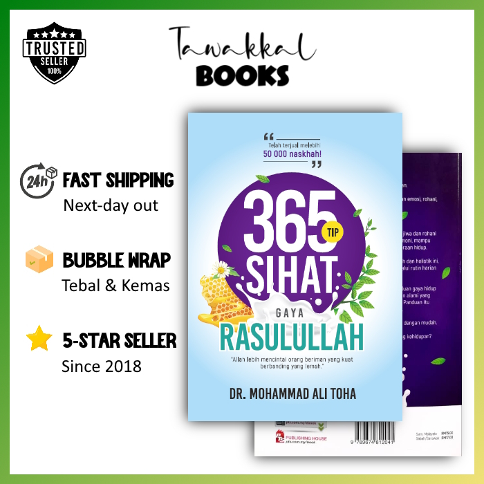 [Buku] 365 Tip Sihat Gaya Rasulullah - Dr. Mohammad Ali Toha (Cara sihat mengikut sunnah Nabi ...